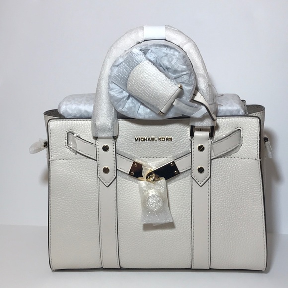 Michael Kors | Bags | Michael Kors Hamilton Small Leather Satchel Bag ...